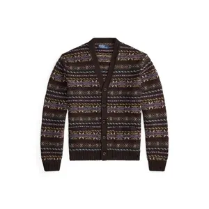 Ralph Lauren Fair Isle Wool Cardigan