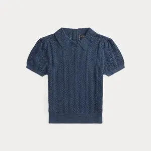 Ralph Lauren Cotton Cable-knit Pointelle Sweater
