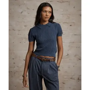 Ralph Lauren Cotton Cable-knit Pointelle Sweater