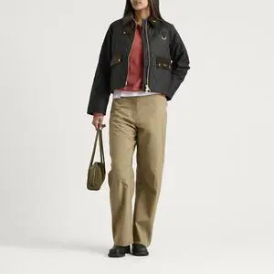 Barbour Reimagined Icons Quilted Spey Wax Jacket - Olive/classic