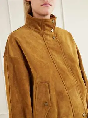 Veronica Beard Bateman Cropped Suede Jacket