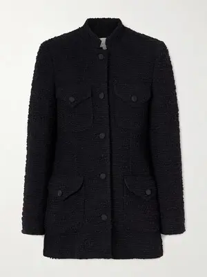 LIBEROWE Raja Wool-blend Tweed Jacket - Black