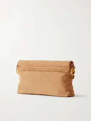 Balenciaga Le City Suede Shoulder Bag