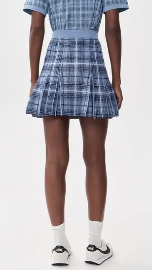 Nike Plaid Pleated Skirt