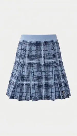 Nike Plaid Pleated Skirt