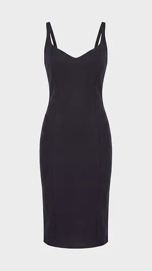 Balmain Bodycon Compact Jersey Knee Length Dress