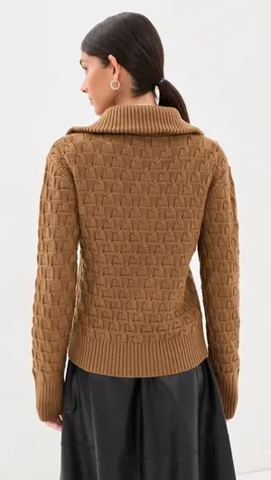 WALES BONNER Acoustic Pullover - Caramel