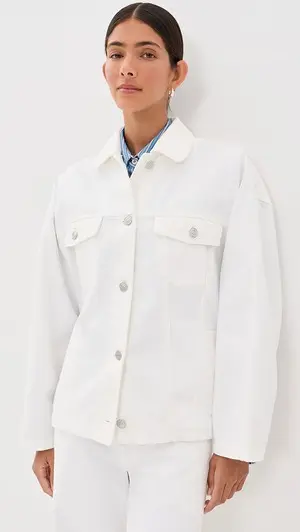 Marni Denim Jacket - Stone White