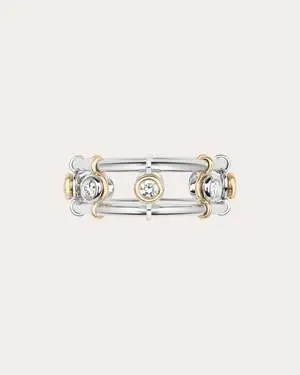 CHELSEA GABRIELLE Diamond Momentum Infinite Ring