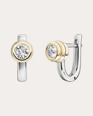 CHELSEA GABRIELLE Diamond Two-tone Vida Earrings
