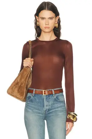 Saint Laurent Long Sleeve Top