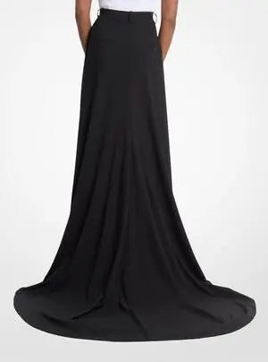 Michael Kors Wool Serge Opera Trousers In Size By