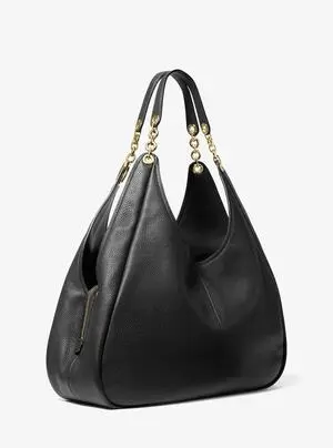 Michael Kors Ellie Large Pebbled Leather Shoulder Bag
