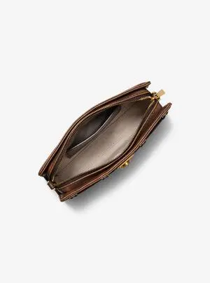 Michael Kors Hamilton Moderne Extra-small Burnished Leather Convertible Crossbody Bag In By