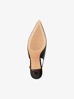 Michael Kors Tonya Leather Slingback Pumps