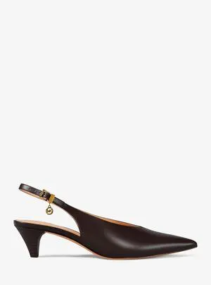 Michael Kors Tonya Leather Slingback Pumps