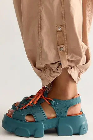 Melissa Camp Sandals - Blue/orange