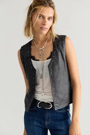 MAURITIUS LEATHER Mauritius Elaria Leather Vest