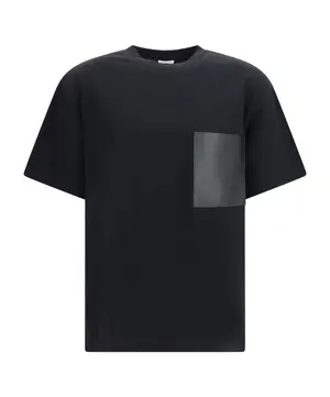 Bottega Veneta Cotton Jersey T-shirt - Double Black