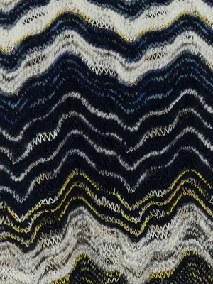 Missoni Wave Knit Crewneck Sweater
