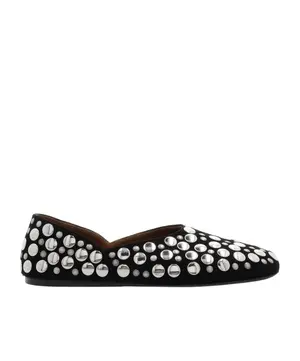 Khaite Ballet Flats With Metal Rivets