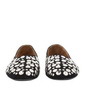 Khaite Ballet Flats With Metal Rivets