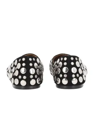 Khaite Ballet Flats With Metal Rivets