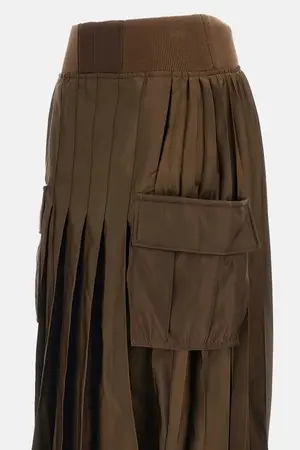 Sacai Pleated Midi Skirt