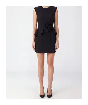 ROTATE BY BIRGER CHRISTENSEN Rose Peplum Mini Dress