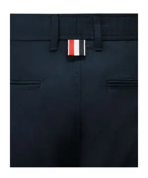 Thom Browne Tapered Cropped Chino Trousers