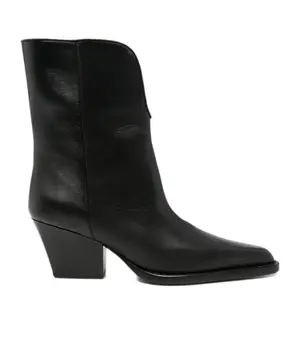 Paris Texas Pointed-toe Leather Ankle Boots