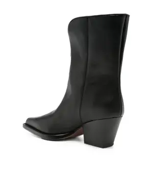 Paris Texas Pointed-toe Leather Ankle Boots