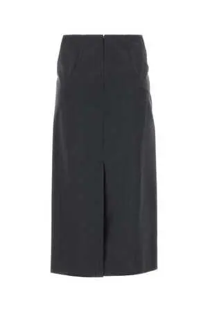 JIL SANDER Slit Midi Skirt