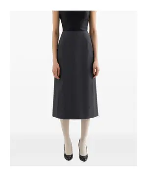 JIL SANDER Slit Midi Skirt