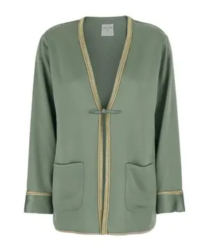 FORTE_FORTE Trimmed Jacket - Green