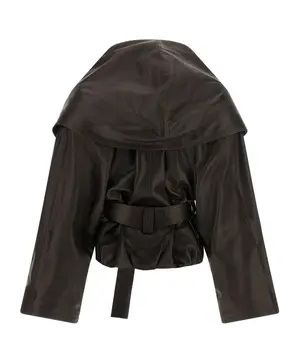 Magda Butrym Long-sleeve Leather Jacket