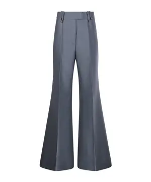 Zimmermann Valiant Structured Flare Pants - Gray