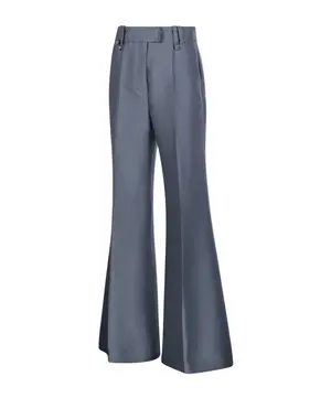 Zimmermann Valiant Structured Flare Pants - Gray