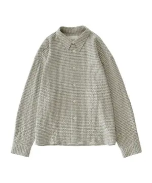 Studio Nicholson Plaid Shirt - Parchment/black
