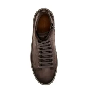 Santoni Leather High-top Sneakers