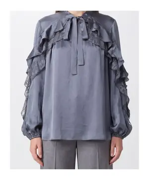Zimmermann Ruffled Long-sleeve Top