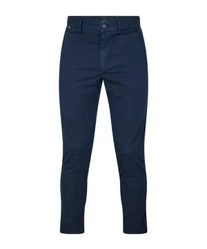 Hugo Boss Cropped Casual Trousers - Blue
