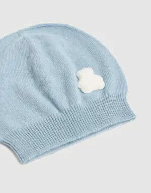 Brunello Cucinelli Cashmere Baby Beanie - Sky-blue