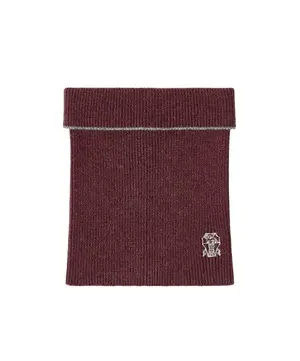 Brunello Cucinelli Ribbed Logo-embroidered Neck Warmer