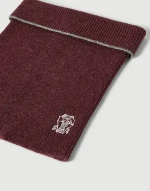 Brunello Cucinelli Ribbed Logo-embroidered Neck Warmer