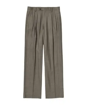Auralee Logo Casual Pants - Brown