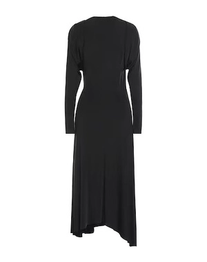 Isabel Marant Étoile Midi Dress With Asymmetrical Hem And Draped Neckline