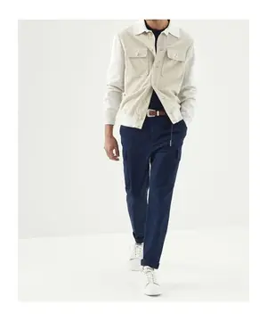 Brunello Cucinelli Cotton Cargo Trousers