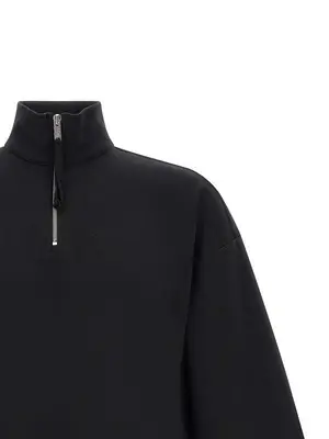 THOM KROM Ms 196 Oversized Half-zip Sweatshirt