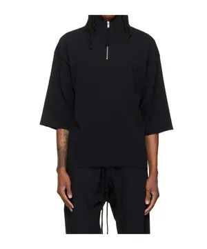 THOM KROM Ms 196 Oversized Half-zip Sweatshirt